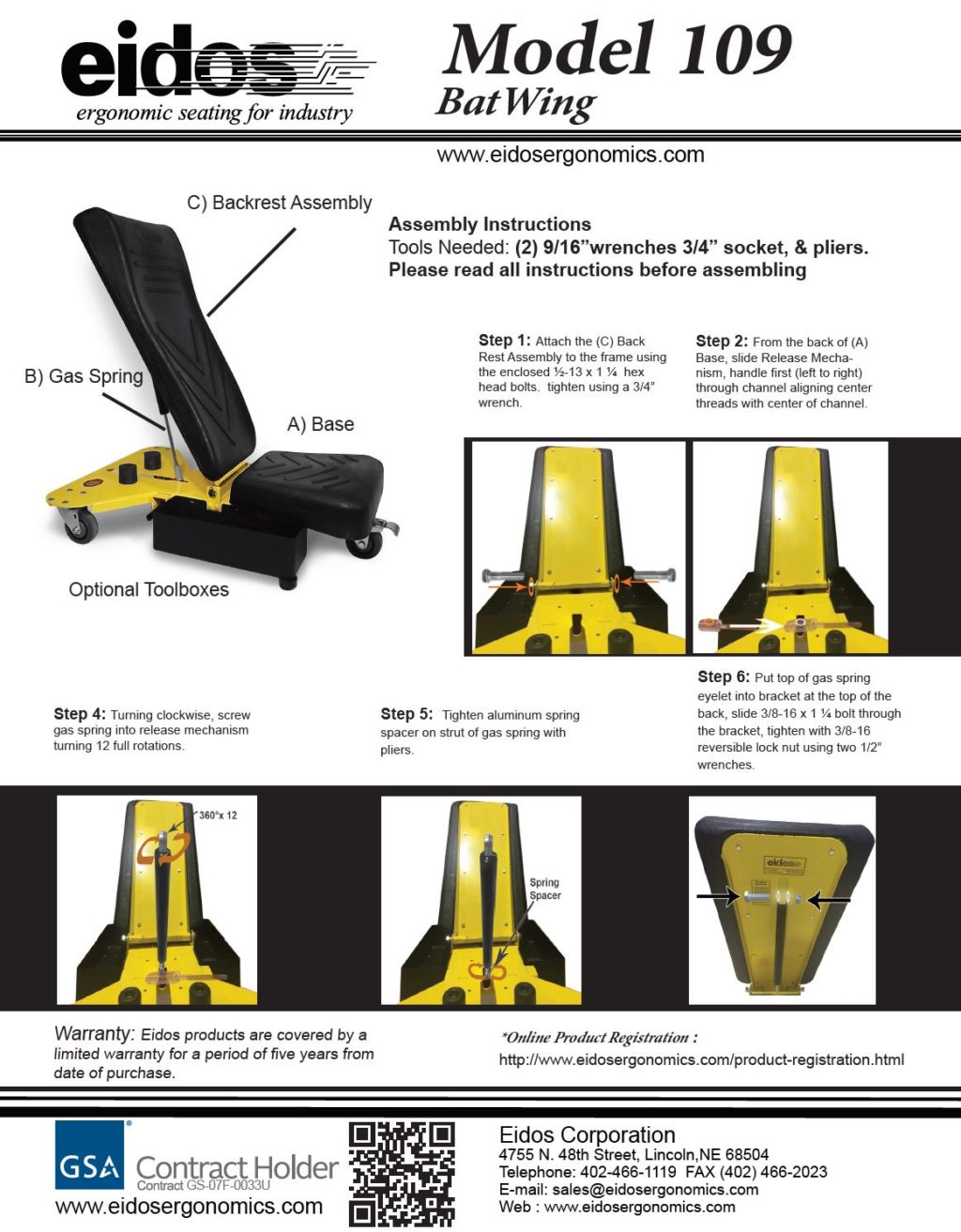 Model 109 Batwing – Eidos Ergonomics