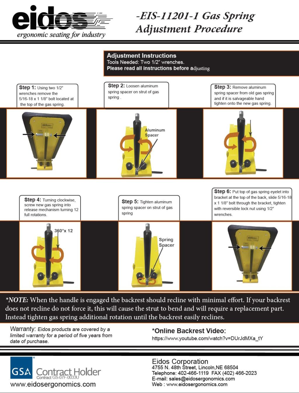 Model 112 TaskMaster – Eidos Ergonomics